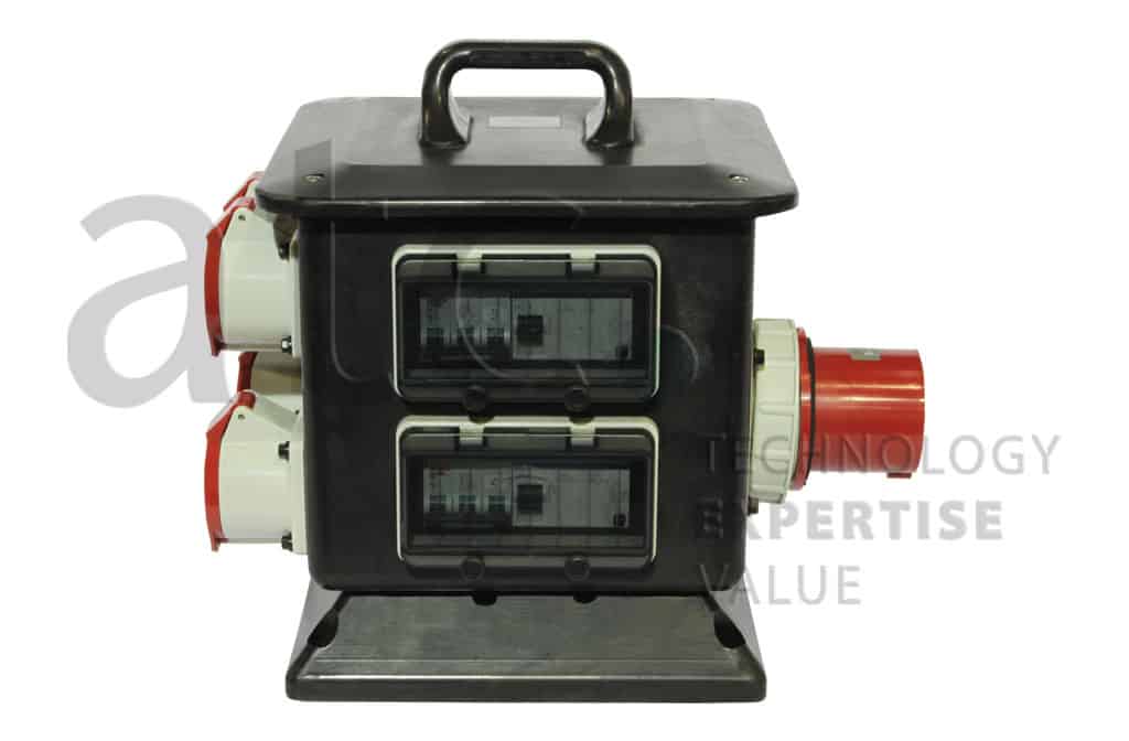 125A 3PH - 4 x 32A Distro Mains Distribution Box | ATComms