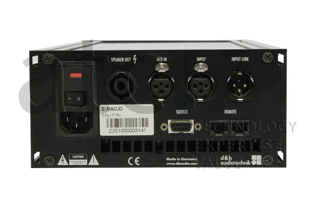 d&b E-Pac V3 Digital Amplifier (Single) - ATComms