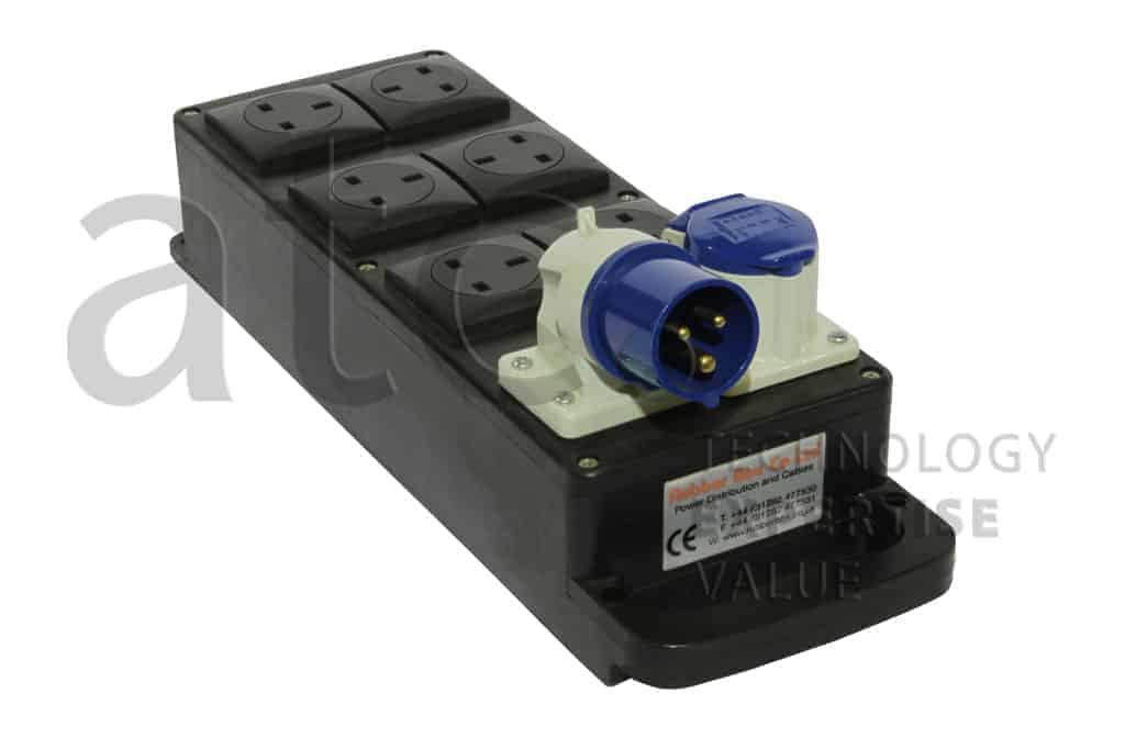 16A 1PH - 6 x 13A 1PH - 1 x 16A 1PH Sockets | ATComms